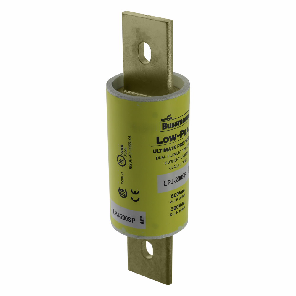 Bussmann LPJ-200SP 600v 200amp Dual-Element Time-Delay Class-J Fuse ...