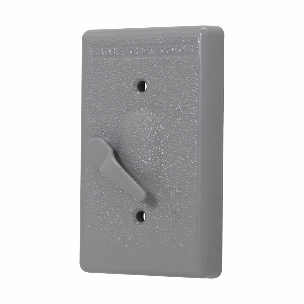Crouse-Hinds Series TP7280 1-Gang 50/Box Weatherproof Switch Cover | Capital Electric Supply