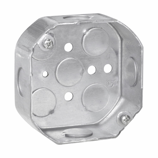 Eaton Crouse-Hinds series Octagon Outlet Box, (3) 1/2", (2) 3/4", 4 ...