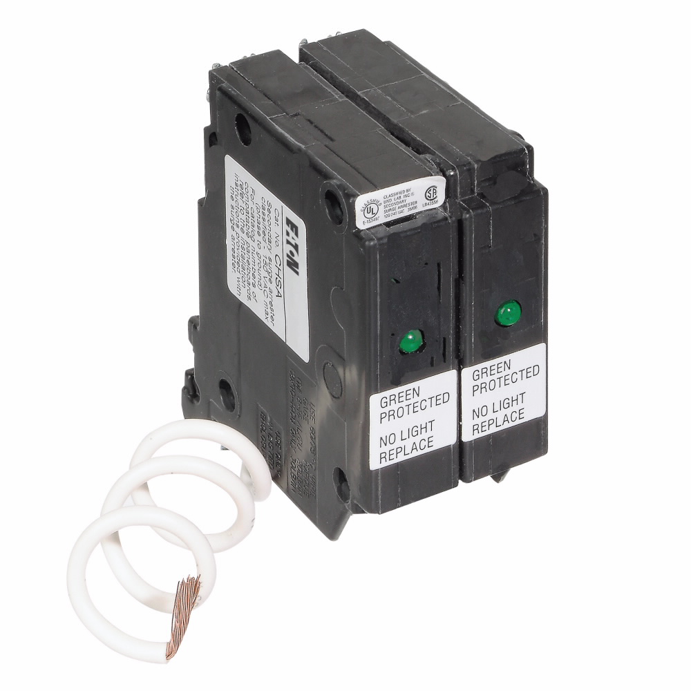 Eaton Electrical CHSA 120/240 VAC 1-Phase 18 kA Plug-On Surge ...