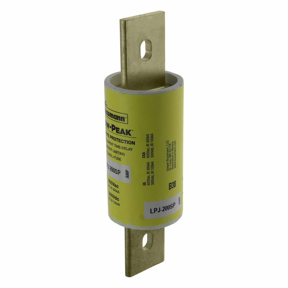 Bussmann LPJ-200SP 600v 200amp Dual-Element Time-Delay Class-J Fuse ...