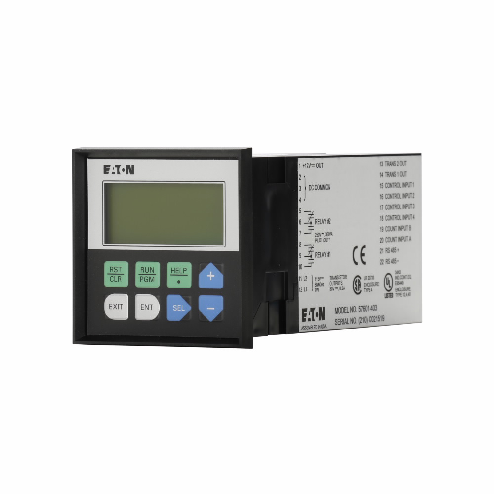 Eaton Electrical 57601403 115 VAC Panel Mount 8-Digit Totalizer ...