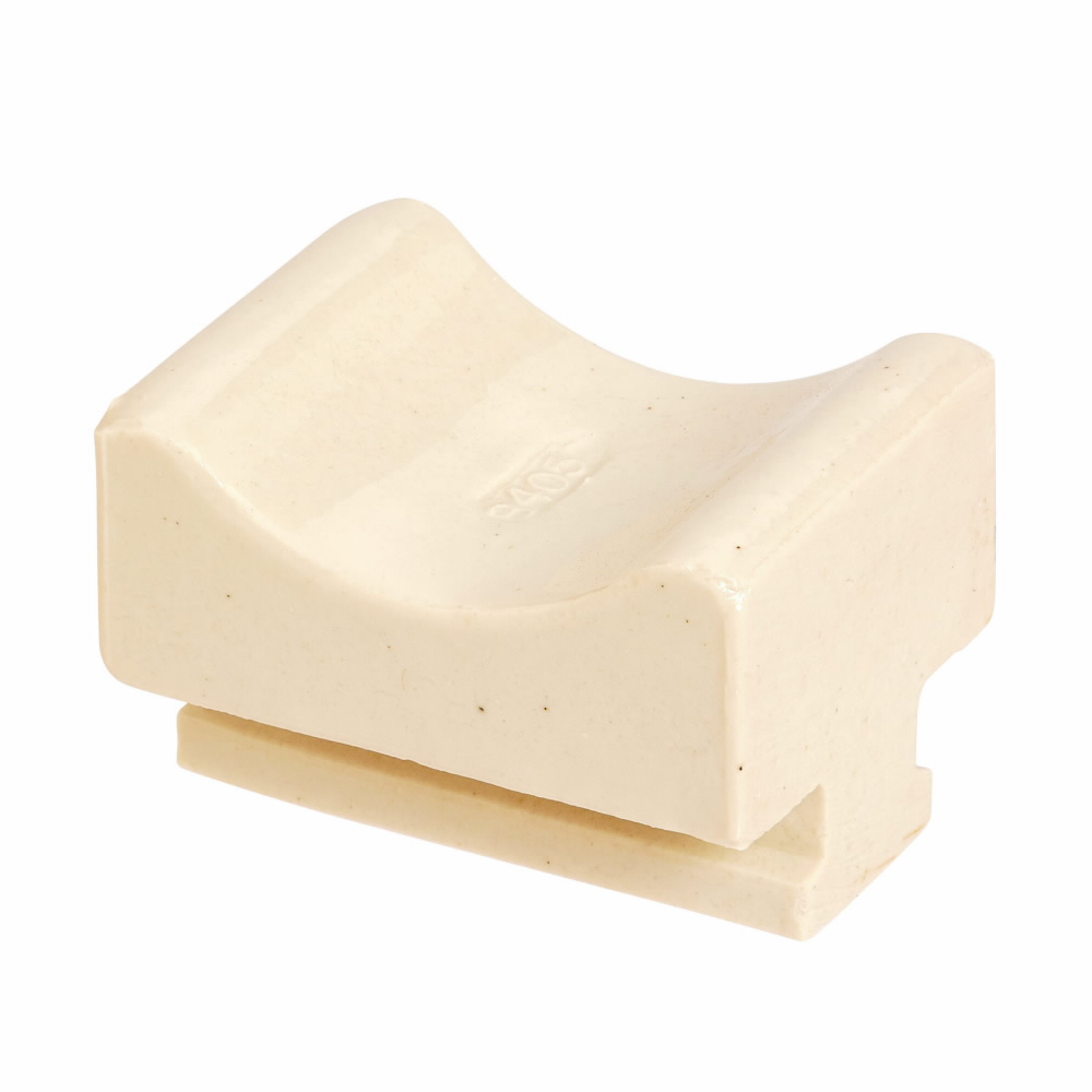 B-Line B4050 3 Inch Porcelain Cable Channel Saddle | Cooper Electric