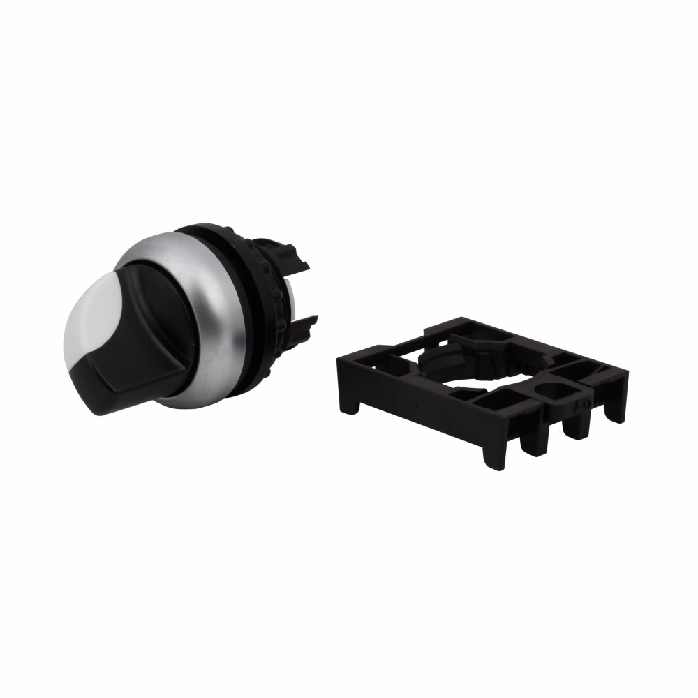 Eaton Electrical M22-WKV 22.5 mm 2-Position Black IP66 Maintained Non-Illuminated Selector ...