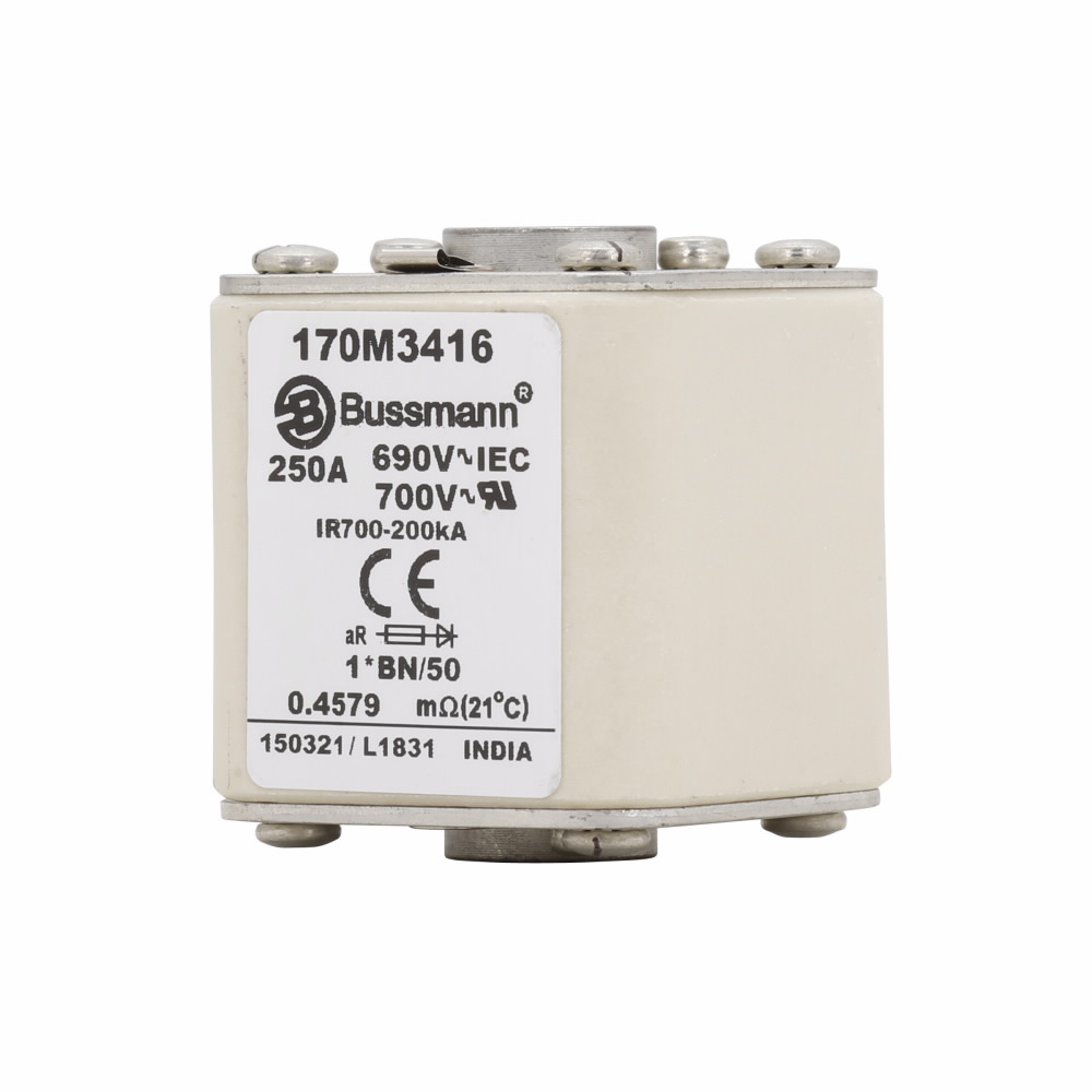 Eaton Bussmann series high speed square body fuse, 700V (UL), 690V (IEC ...