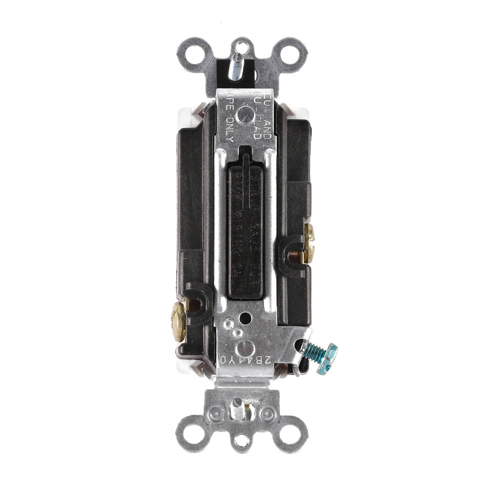 Leviton 5621-2 20 Amp 120/277 Volt Decora Plus Rocker 1-Pole Brown AC ...