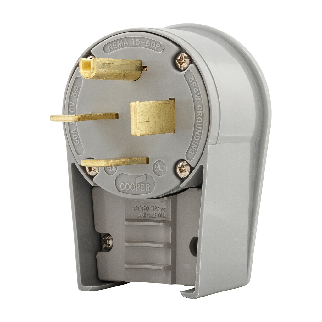 EWD AH8462AN Plug Angle 60A 250V 3P | Viking Electric