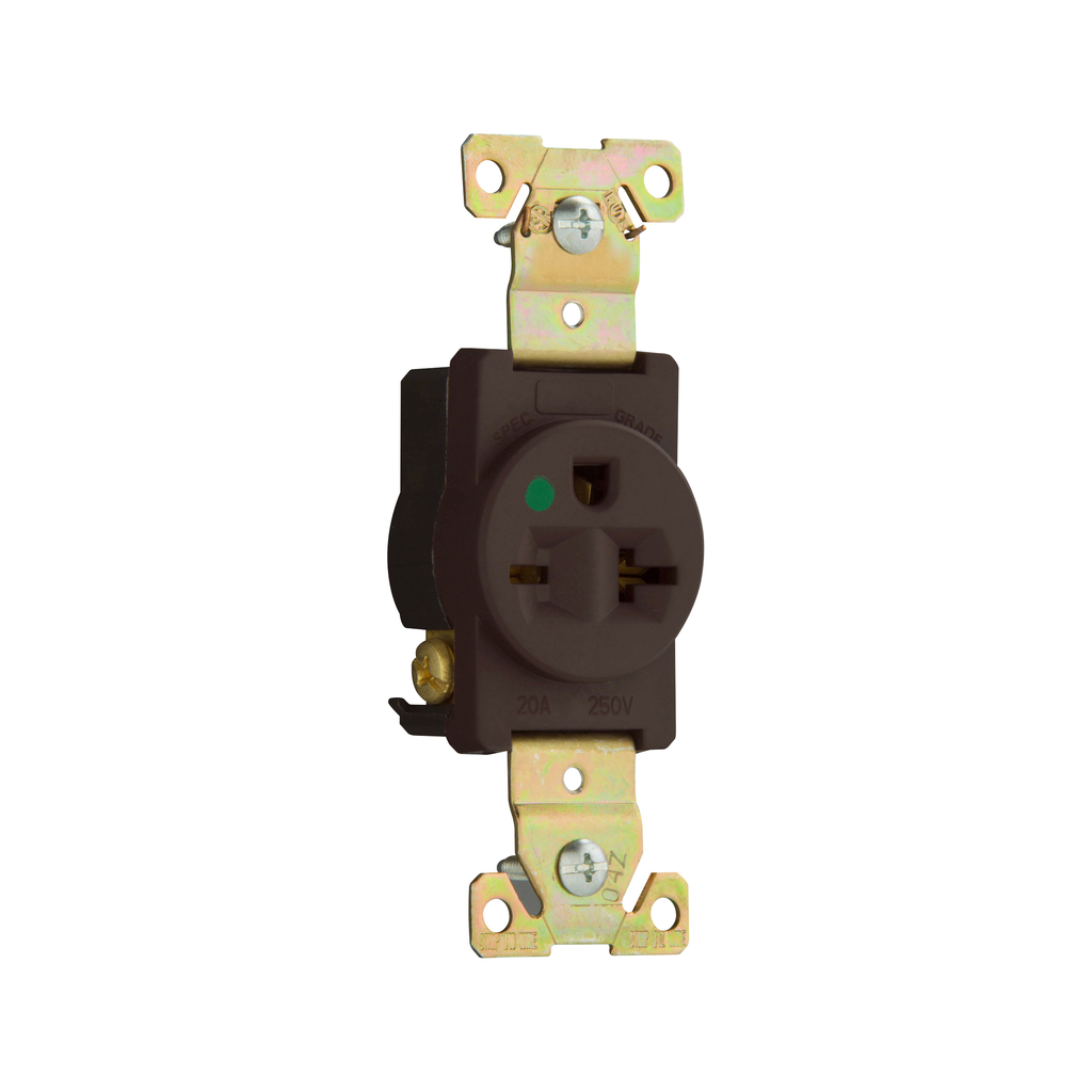 EWD 8410B Recp HG Sgl 20A 250V 2P3W | Cooper Electric