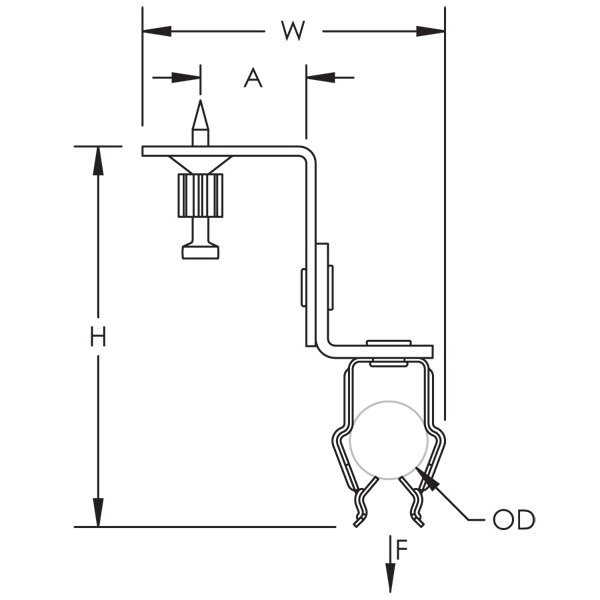 ERC 12PZSF Push In Clamp, 3/4" Cond | Cooper Electric