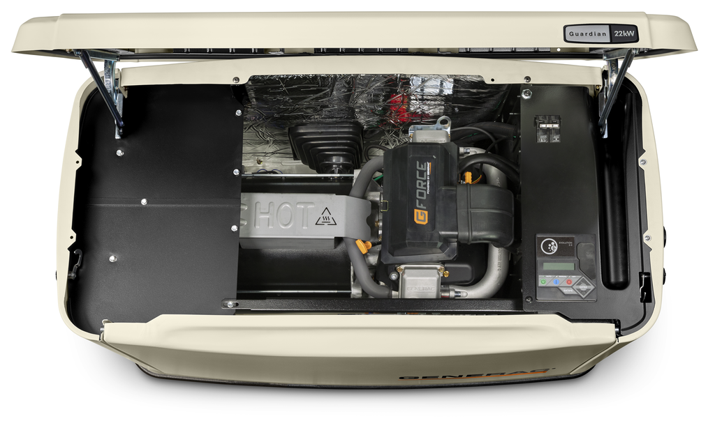 Generac 7042-2 (WIFI) 22/19.5 KW Air-Cooled Standby Generator w/ WiFi ...