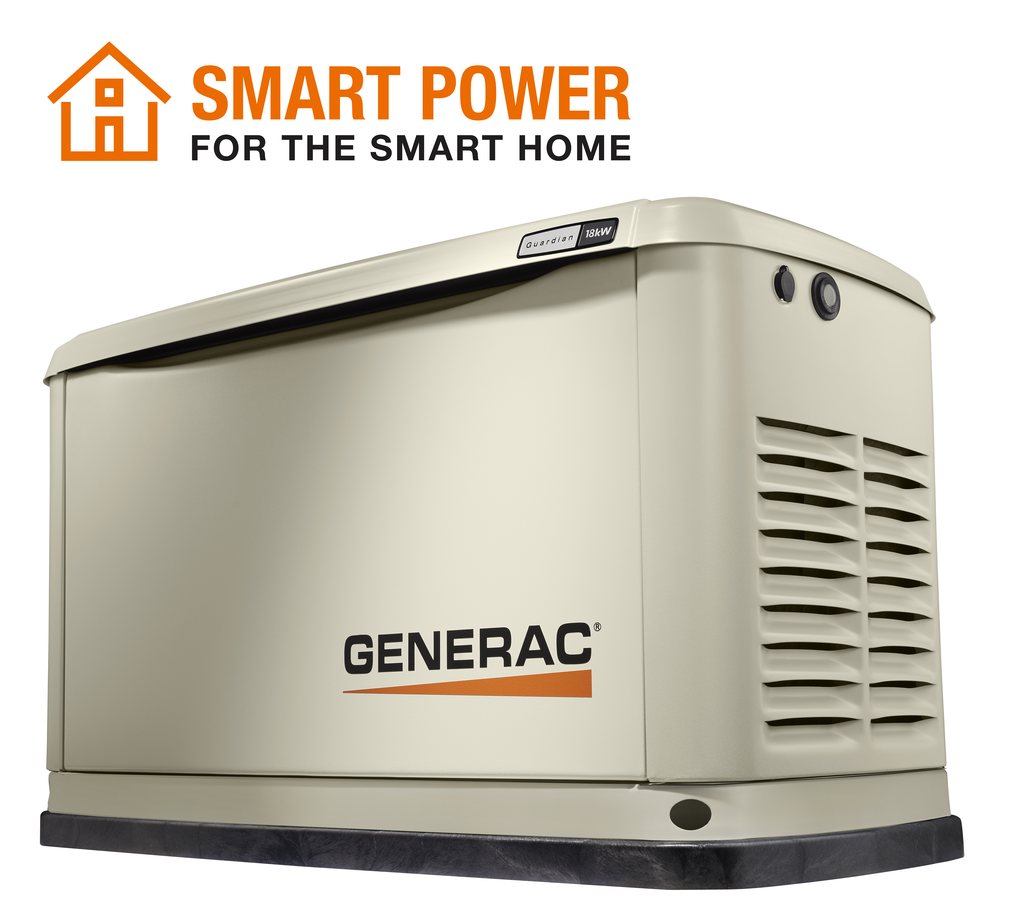 Generac 7226 18kW Air Cooled Home Standby Generator, Aluminum Enclosure ...