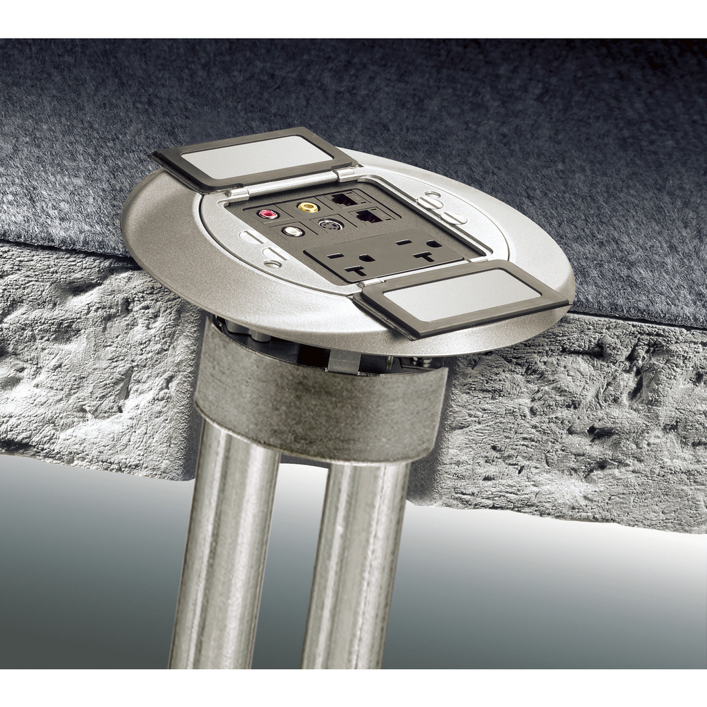 Hubbell S1PTFITJ Through Floor Fitting Fire-Rated Poke-Through with ...