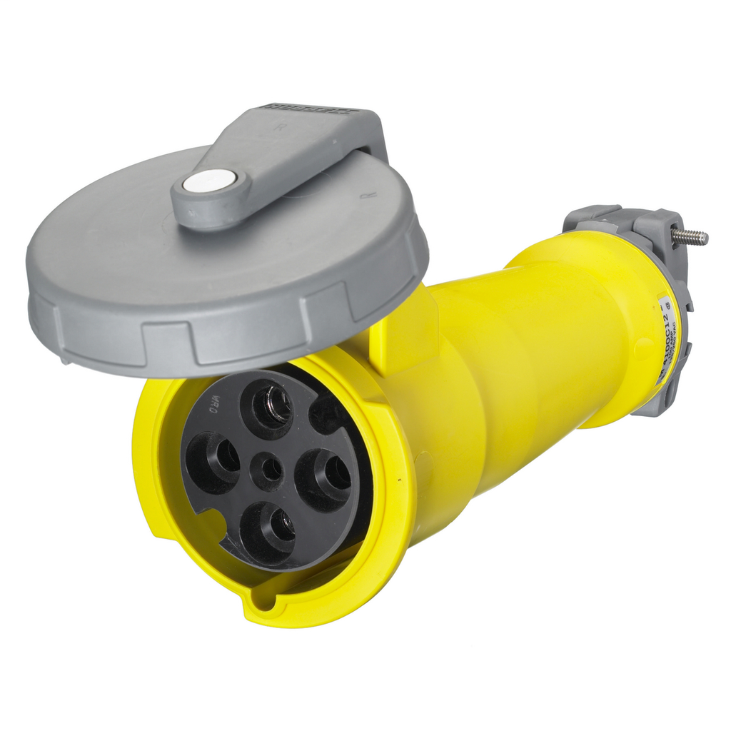 Hubbell M4100C12 Marine PSC, 3P4W, 100A 125/250V | Cooper Electric