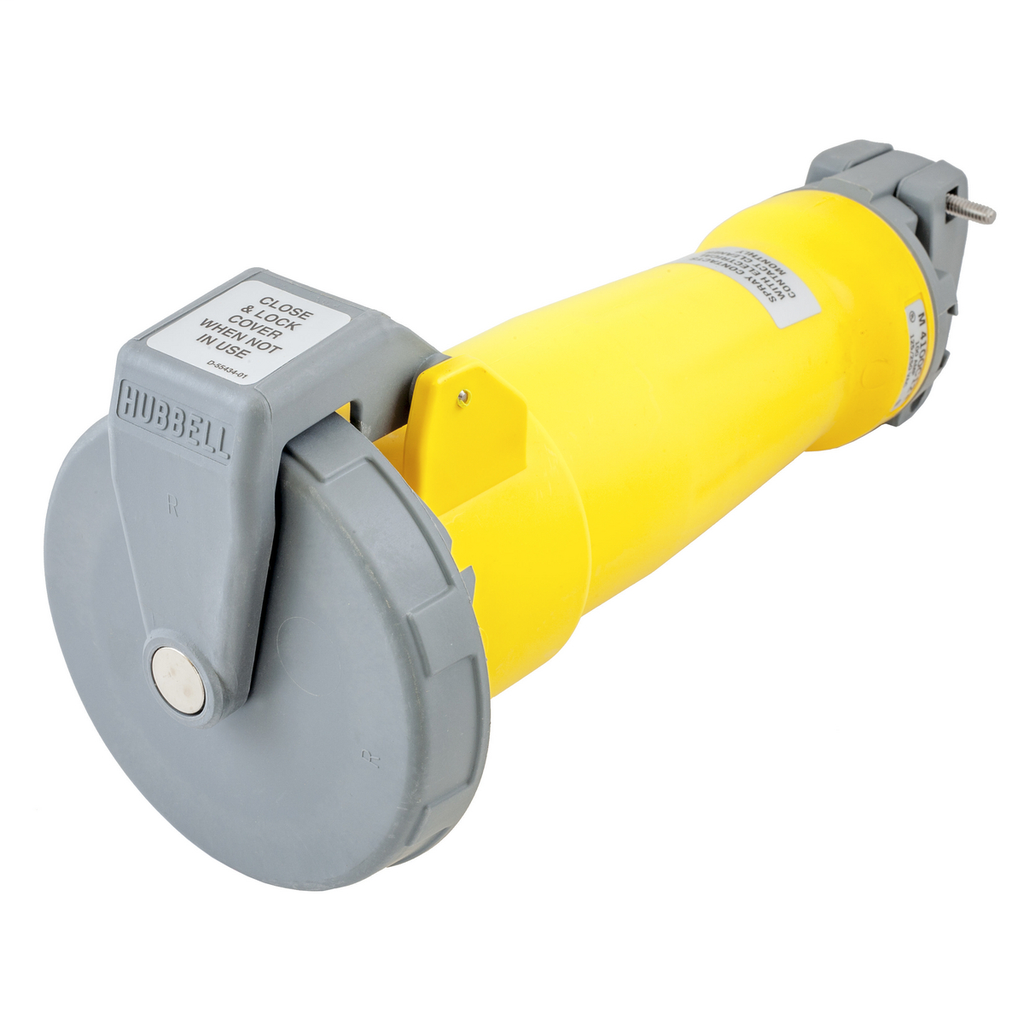 Hubbell M4100C12 Marine PSC, 3P4W, 100A 125/250V | Cooper Electric