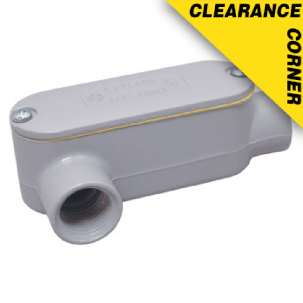 Hubbell Electrical Systems EALR-2CG 3/4 Inch Painted Aluminum Type LR ...