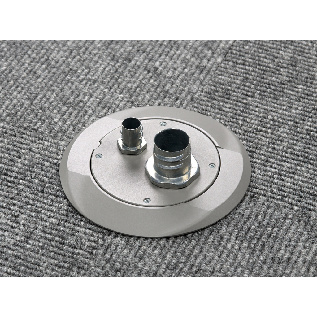 Hubbell S1PTFFAL Aluminum 1-Piece Furniture Feed Concrete Floor Fire ...