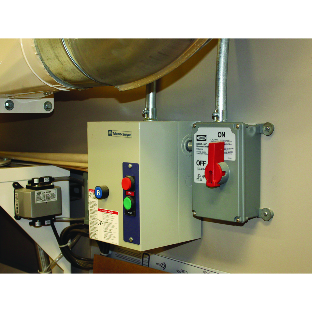 Hubbell HBLDS3 30A 600V Circuit-Lock Unfused Disconnect Switch | Cooper ...