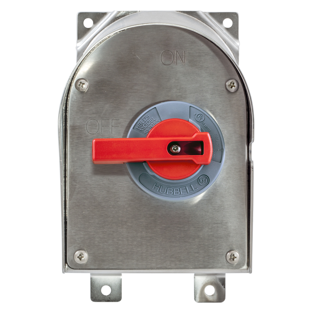 Hubbell HBLDS6SSR 60 Amp Stainless Steel Unfused Disconnect Switch ...