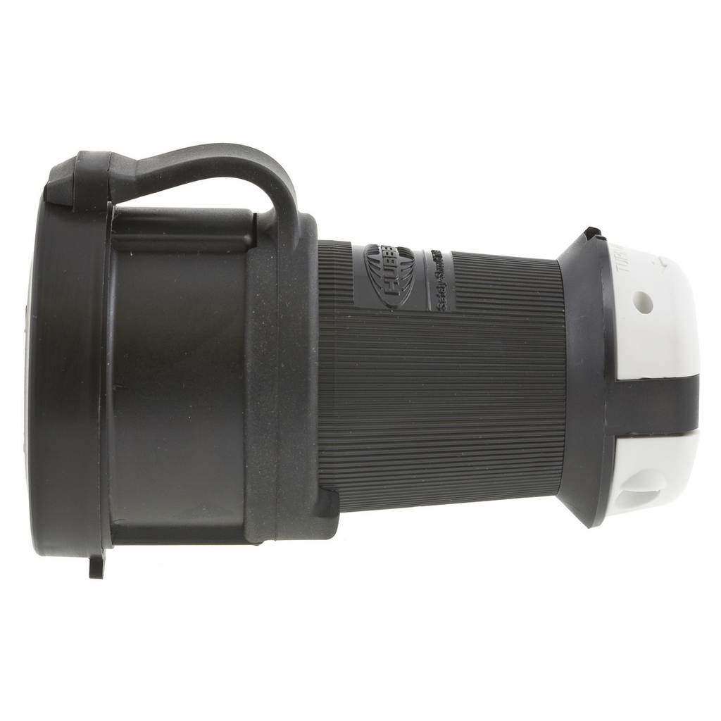 Hubbell HBL2433-SW 20A 3Ph 480V AC Twist-Lock Watertight SAFETY-SHROUD ...