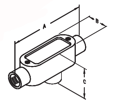 SEPCO TB1 1/2 MI CONDUIT BODY | Cooper Electric