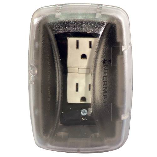 Intermatic WP3100C 1-Gang Receptacle In-Use Cover, Horizontal ...