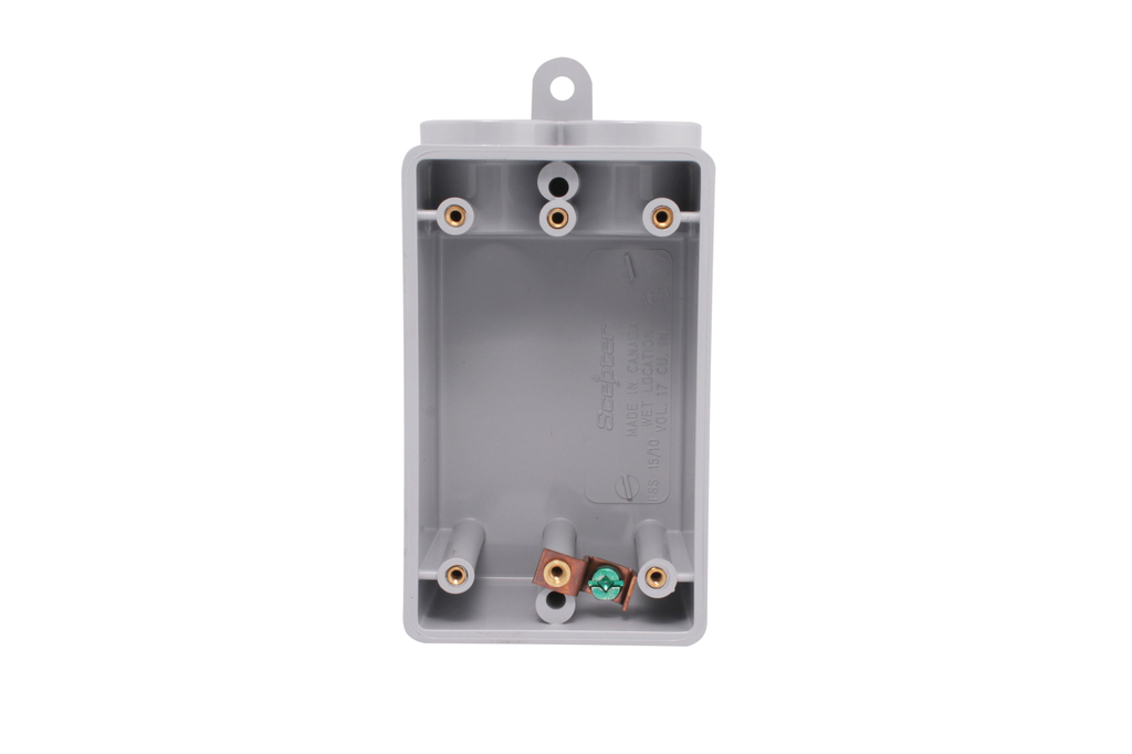 IPEX 077605 3/4 Inch Hub 13 In. PVC 1-Gang Rigid Conduit Box | Viking ...