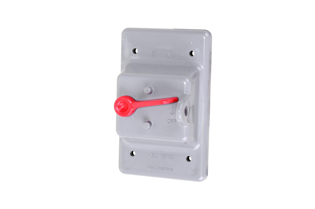 IPEX 077612 PVC 1-Gang Toggle Switch Weatherproof Cover | Cooper Electric