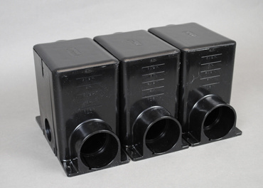 Wiremold 880MP2 5-1/2 x 4-1/8 x 6" Copper 3-Gang" Non-Metallic ...