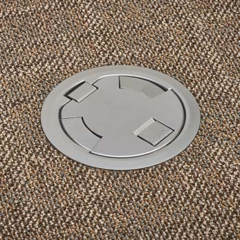 Wiremold RFB4E-OG 13-1/8 x 13-1/8 x 4-1/16" 4-Gang Steel Square ...