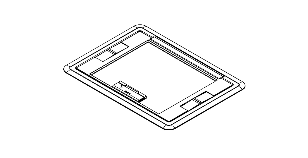 FLOOR BOX DEVICE PLATE | Edges Electrical Group
