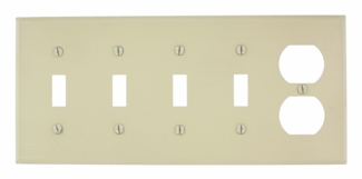 LEV P48-I 5 GANG 4 TGL 1 DUP WLPLT | Cooper Electric