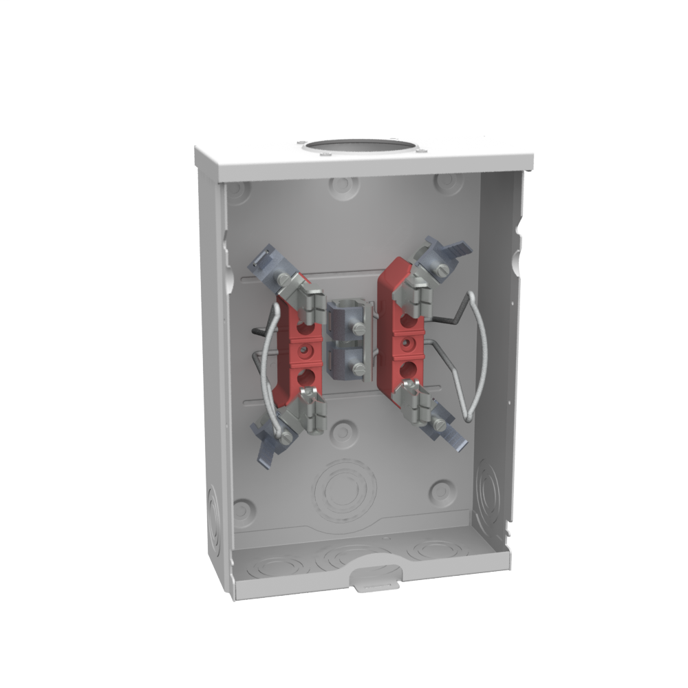 Milbank U7487-RL-KK-PEP 4 Terminal Ringless Small Hub Open Triplex ...