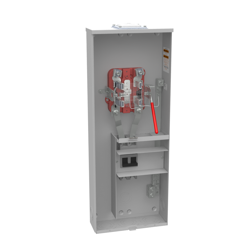 Milbank U3791N-RXL-200-5T9 5 Terminal Ringless Large Hub Open Adapt To ...