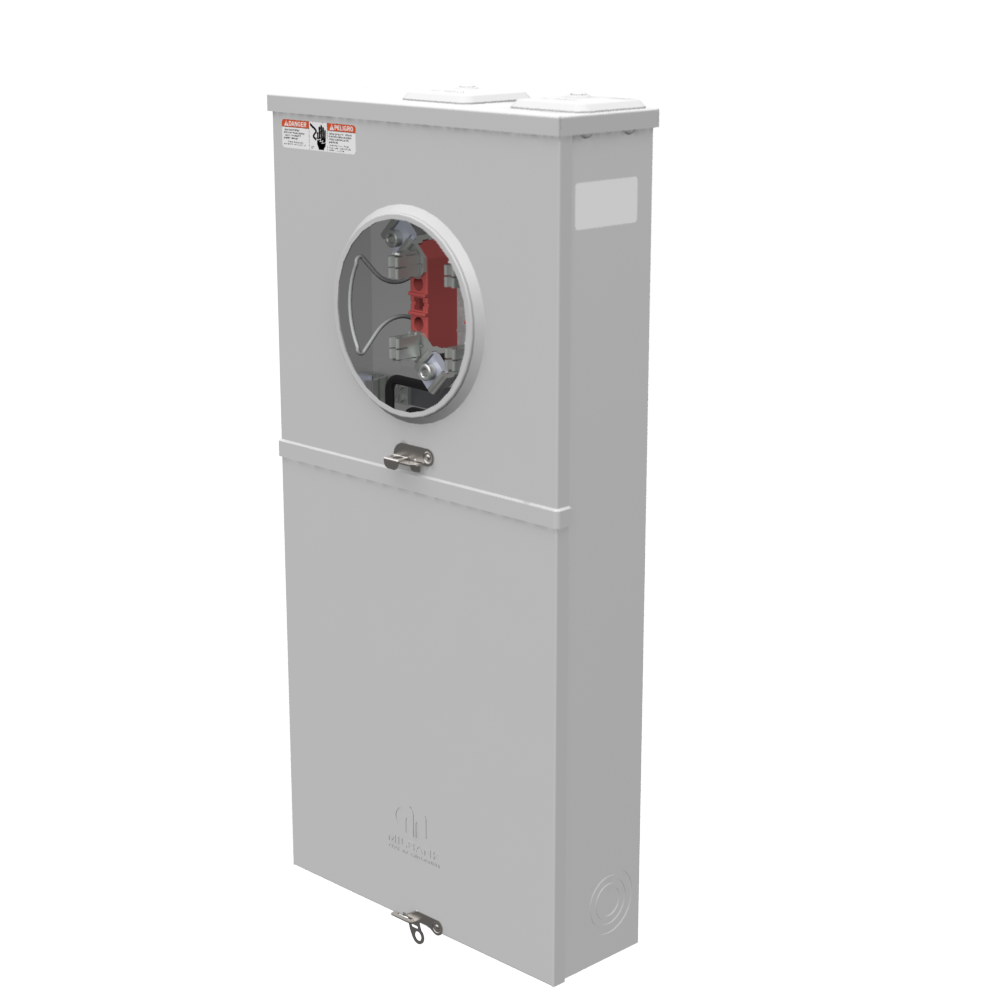 Milbank U6266-XTL-100-HSP 4 Terminal Ringless 2 Small Closing Plates 1 ...