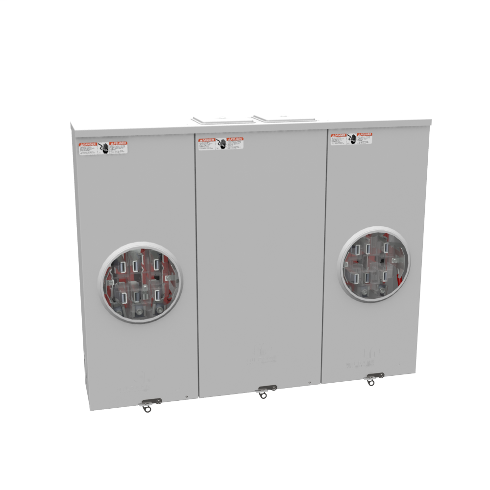 Milbank U2732-XT-PED 7 Terminal Ringless 2 Large Closing Plates Lever ...