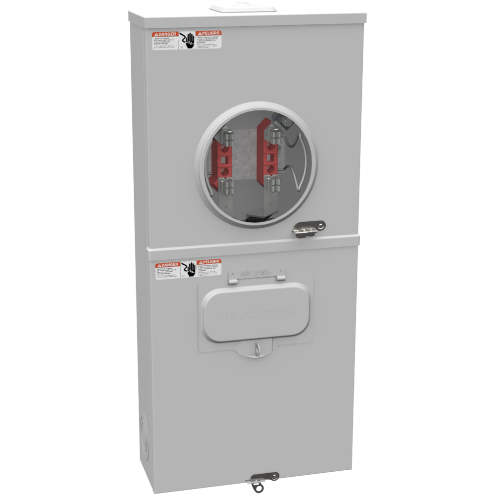 Milbank U3990-XL-200 240 VAC 200 Amp 4-Terminal 1-Phase 1-Position ...