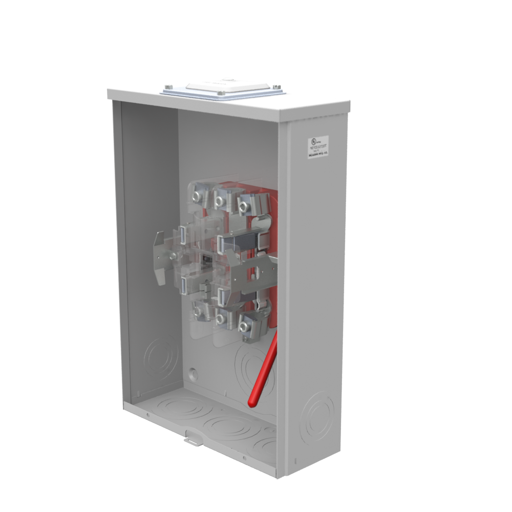 Milbank U8624-RXL-CECHA 5 Terminal Ringless Large Hub Open Adapt To ...