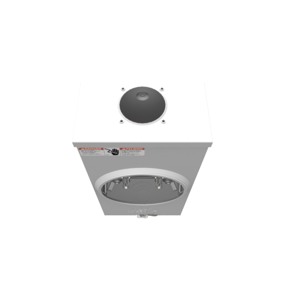 Milbank U7262-RL-TG-KK 4 Terminal Ringless Small Hub Open Triplex ...