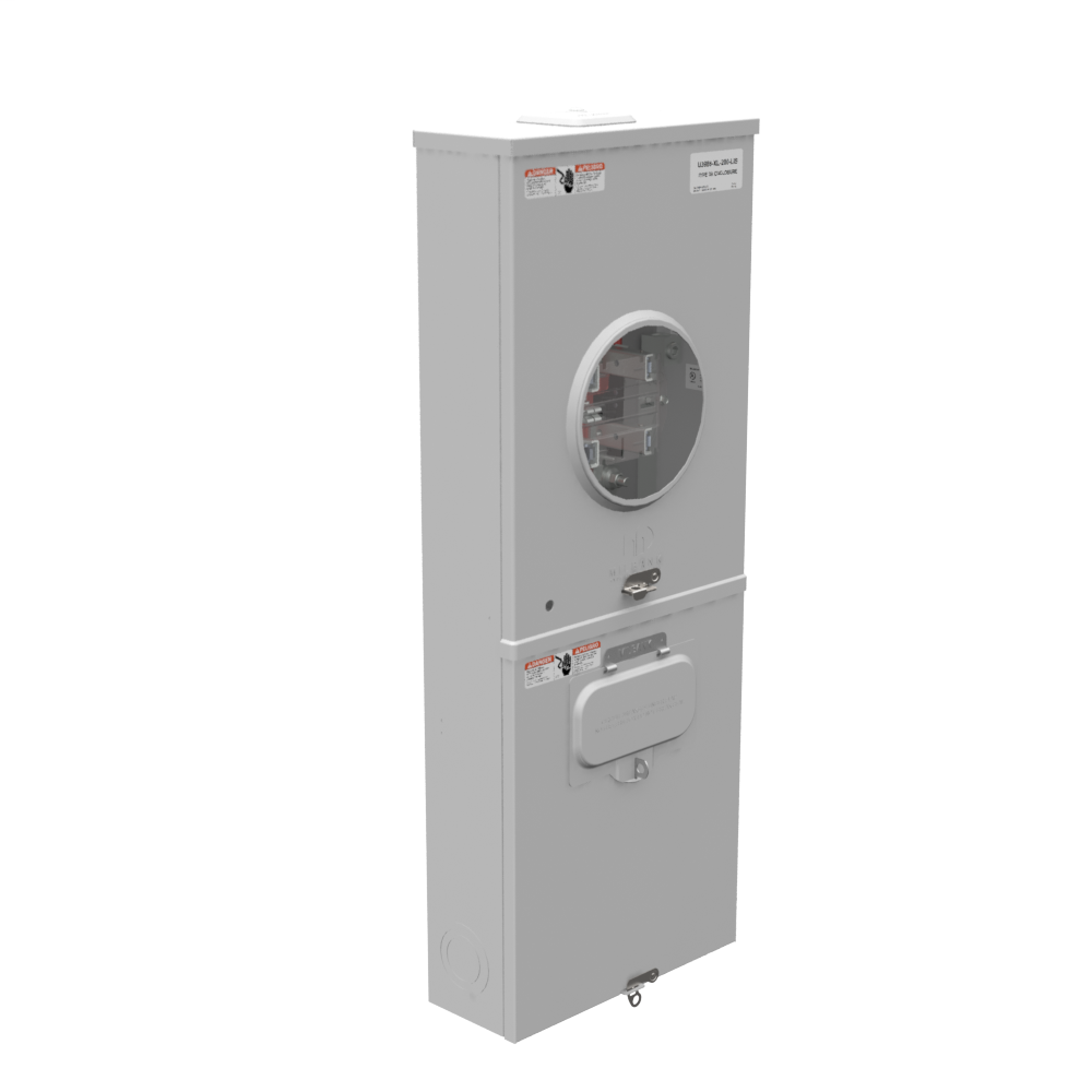 Milbank U3986-XL-200-LIS 5 Terminal Ringless Small Closing Plate Lever ...