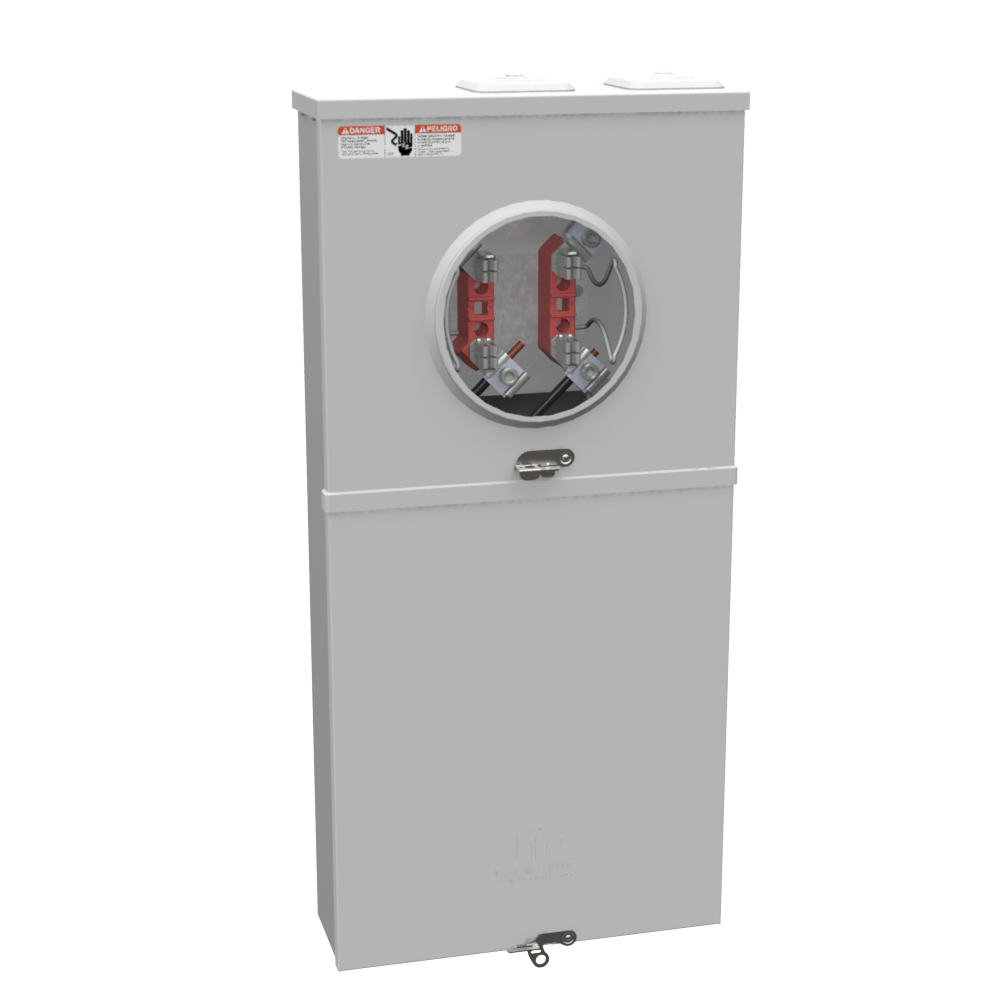 Milbank U6266-XTL-100-HSP 4 Terminal Ringless 2 Small Closing Plates 1 ...