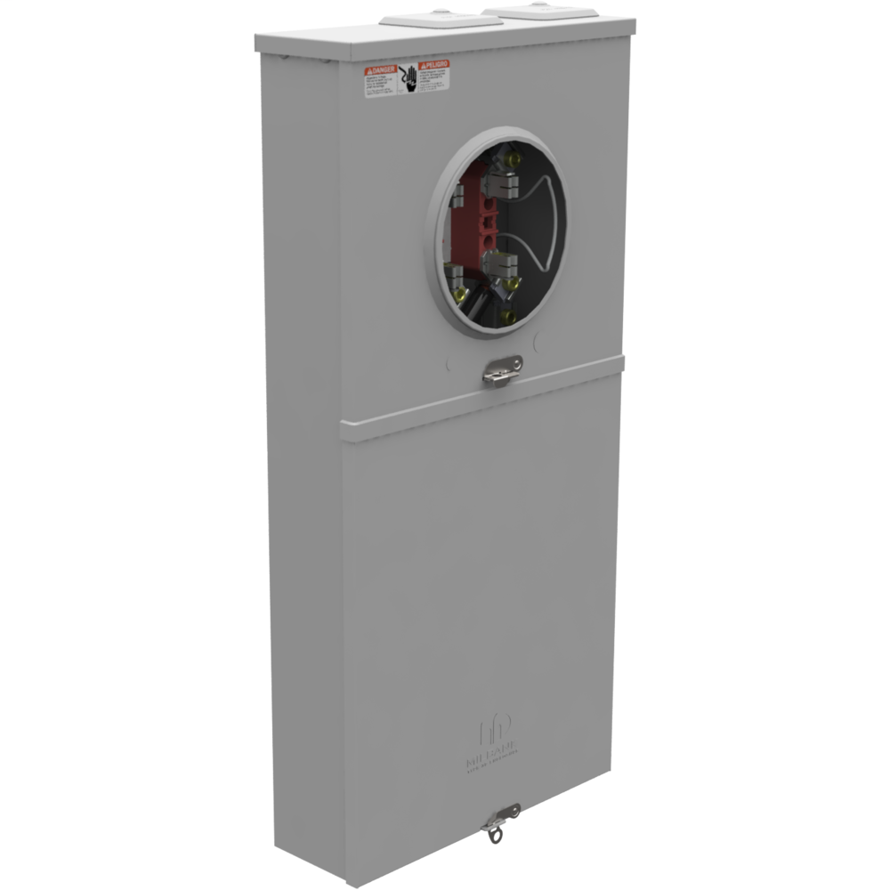 Milbank U5268-XTL-200 4 Terminal Ringless 2 Small Closing Plates 1-200 ...