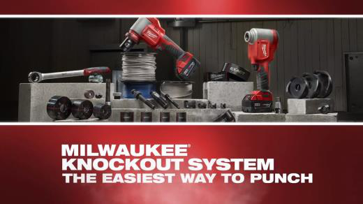 Milwaukee 2677-23 M18™ Force Logic™ 6T Knockout Tool Kit, 1/2 Milwaukee 2677-23 M18™ Force Logic™ 6T Knockout Tool Kit, 1/2