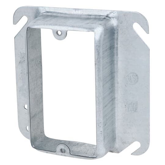 Steel City 52C16 4" Steel Square Box Device Cover, 1-1/4" Raised, 8.3 ...