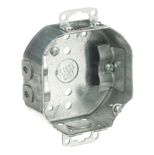 Steel City 54151-NE 4 x 1-1/2 Inch Octogon Box with NMSC Clamp and ...