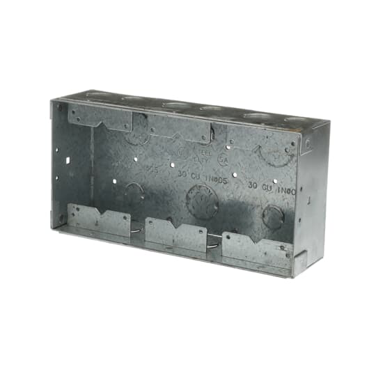 ABB 63W 3-GANG FLOOR BOX FOR WOOD S | Viking Electric