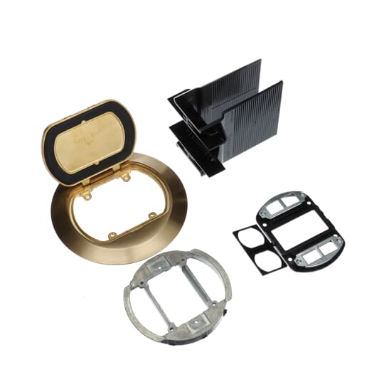 Steel City 68P-DV-KIT-BRS Steel Brass Cover Dual Voltage Kit | Crawford ...