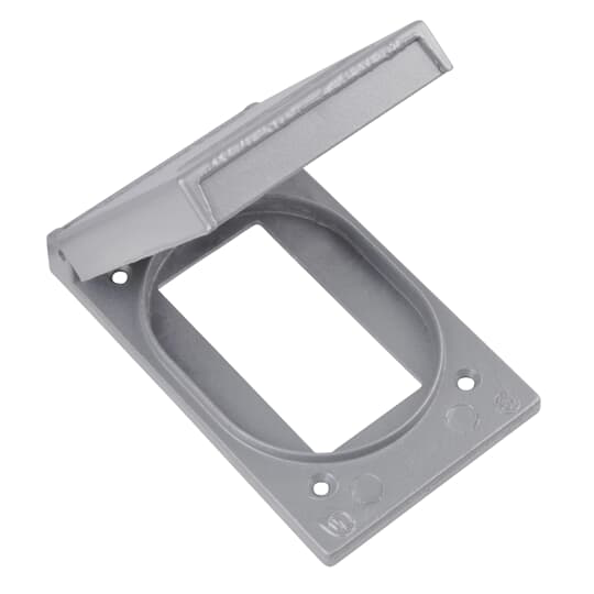 Thomas & Betts CFSR-G 1-Gang Die-Cast Aluminum Vertical Receptacle ...