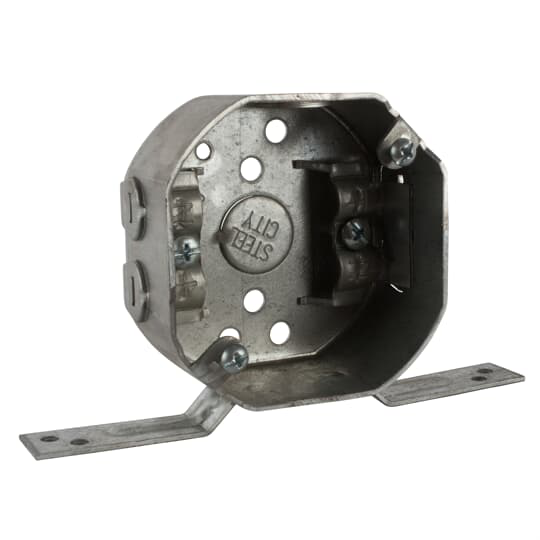 Steel City 24151-NV 3/2 Inch 11.8cu.in Galvanized Steel Octagon Box ...