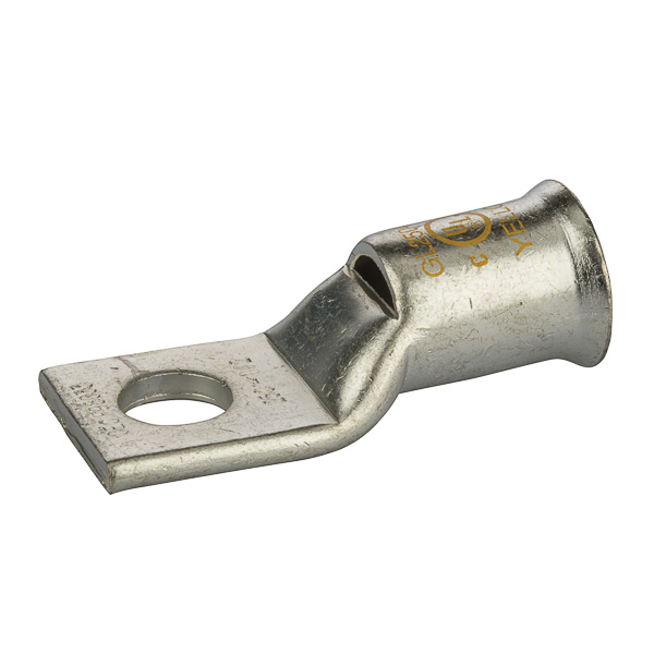 NSI GL25048B 1/2 Inch 250 MCM Yellow Copper Short Barrel 1-Hole Belled ...