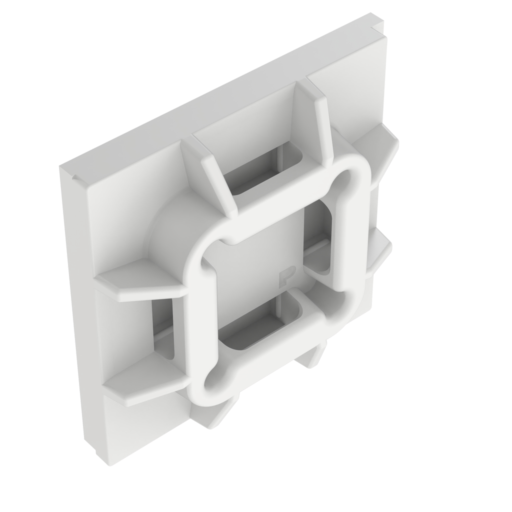 Panduit SGABM20-A-C Adhesive Mount With Rubber Adhes, .75" x .75" (19 ...